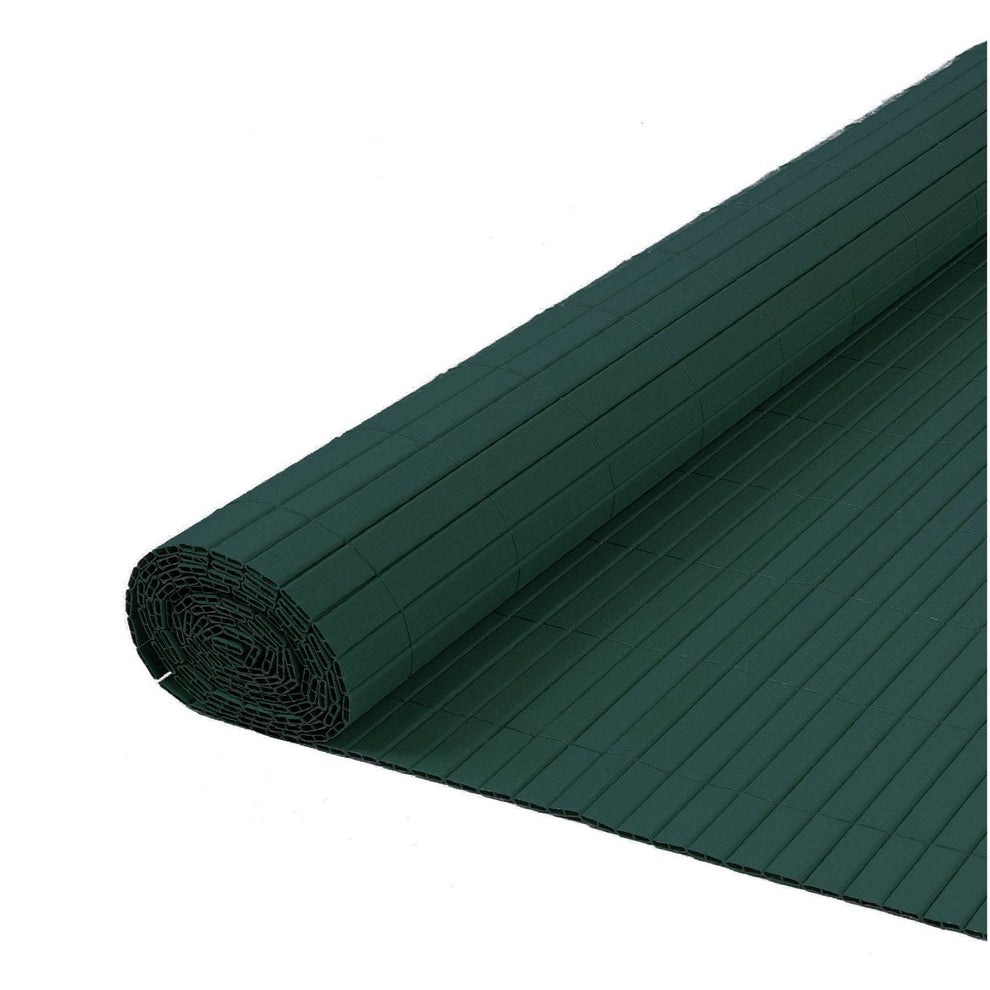 Artificial PVC Bamboo Screening Fence 4m - Green – Evergreenery