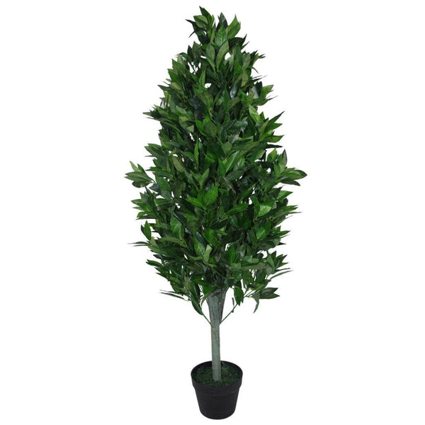 Artificial Topiary Bay Tree Pyramid Cone 120cm – Evergreenery